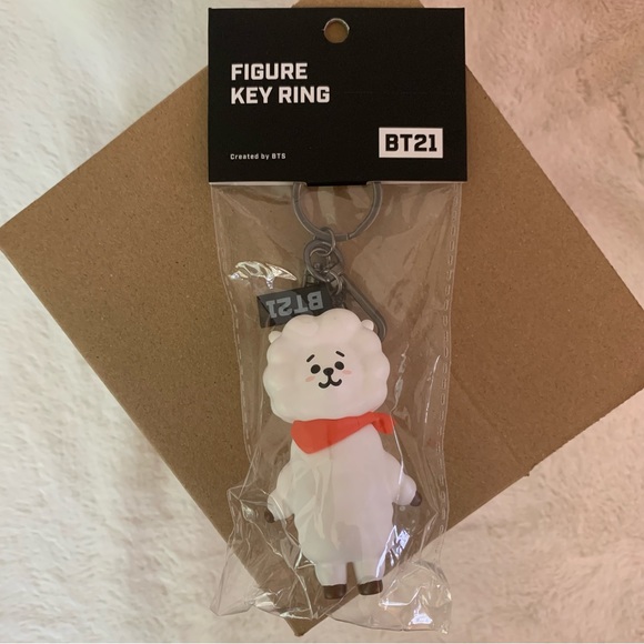 bt21 | Accessories | Official Bt2 Rj Figure Key Ring Jin | Poshmark